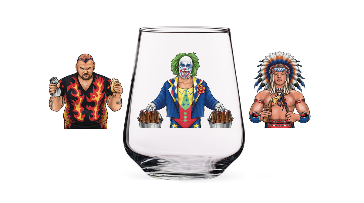New Generation - Wrestling Beer Glass – Pop Pop Glass