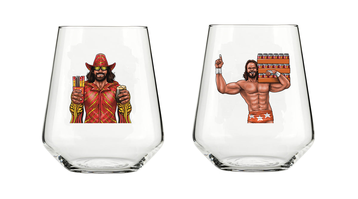 Macho Man - (3 LEFT) Wrestling Beer Glass – Pop Pop Glass